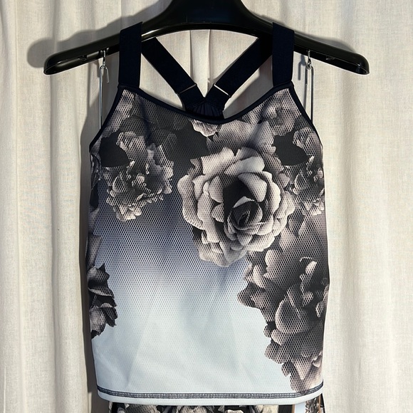 Ted Baker London | Tops | Ted Baker London Blue Bloom Rose Print Sport ...